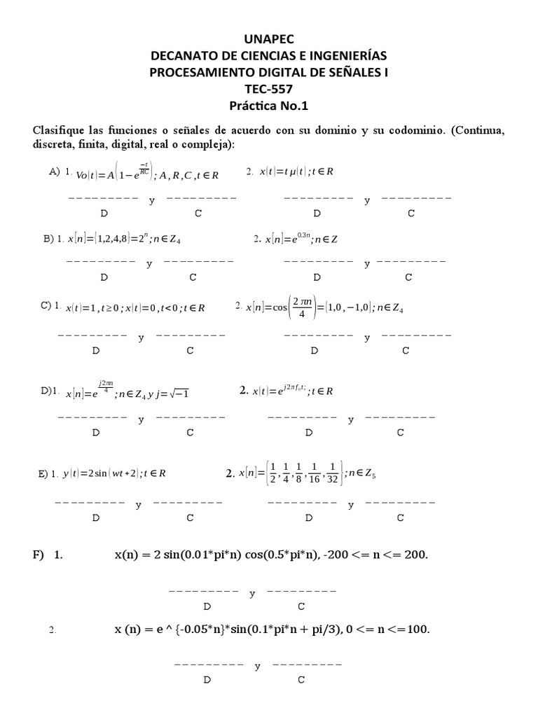 TEC-557 - Practica #1 | PDF