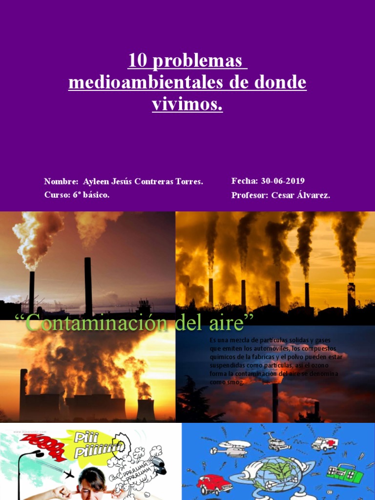 10 Problemas Medioambientales | PDF | Ciencia y matemáticas