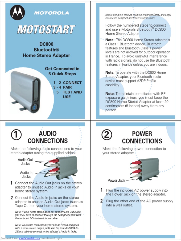 DC 800 | Download Free PDF | Bluetooth | Headphones