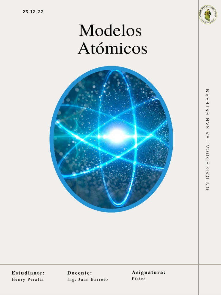 Modelos Atómicos | PDF