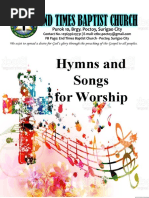 Cac Hymn English Version | PDF | Religious Belief And Doctrine