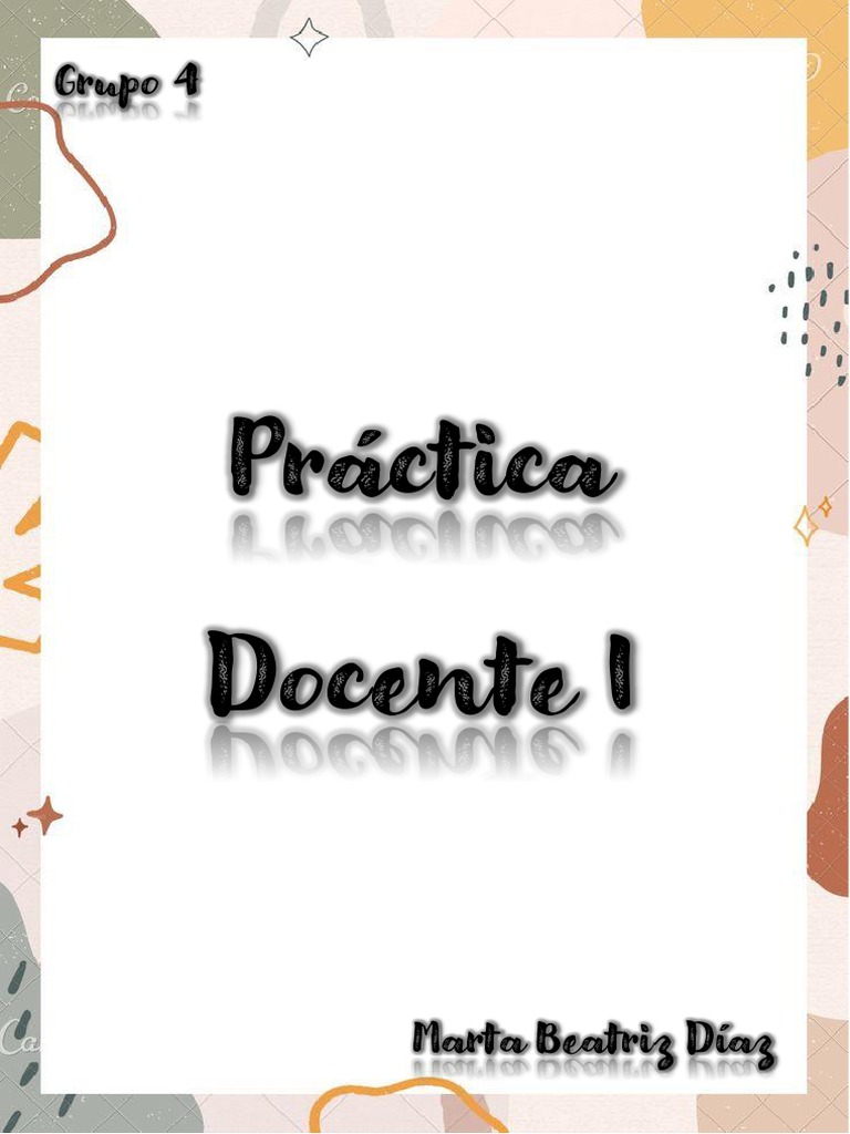 Practica Docente 1 - Cuadro 123 | PDF | Salón de clases | Enseñando