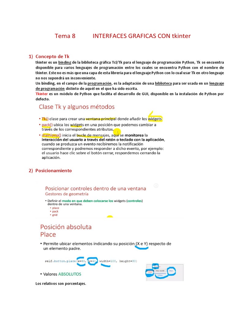 Programación Python Tema 8 22 | PDF Programación Python Tema 8 22 | PDF