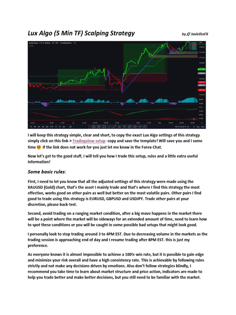 Lux_Algo_Strategy_by_Javielitox | PDF | Business | Economies