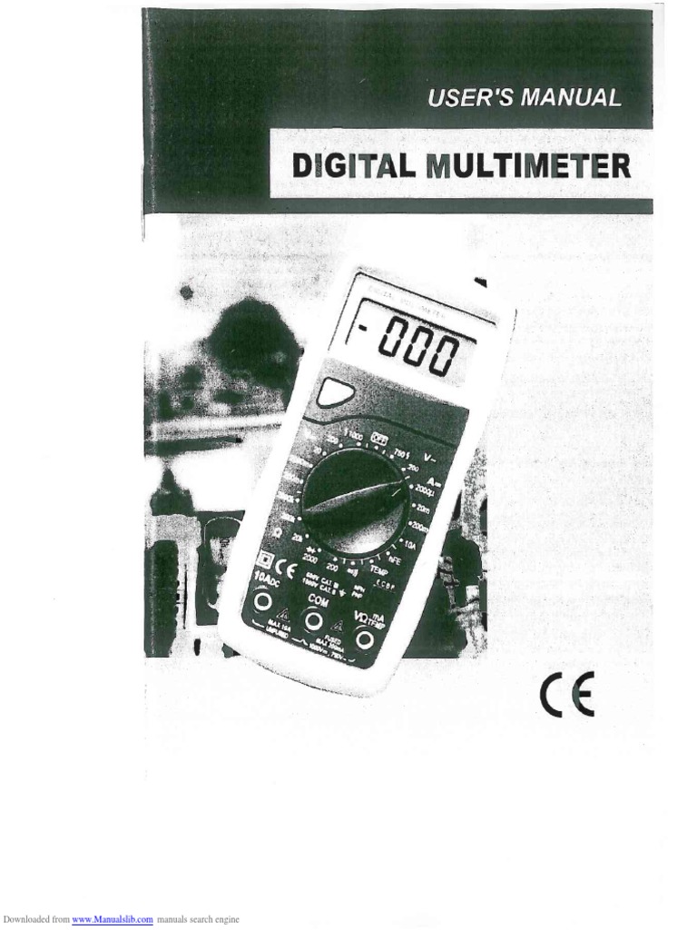 Mastech MS8230B UsMan (EN) | PDF