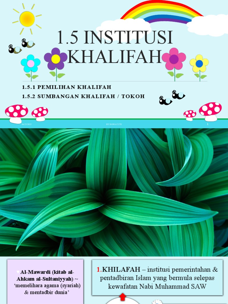 Sejarah Islam Institusi Khalifah Pdf