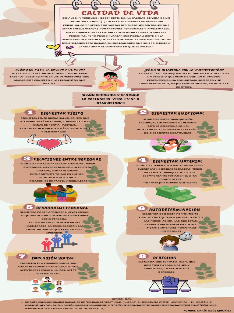 Infografía Calidad de Vida | PDF | Calidad de vida | Bienestar