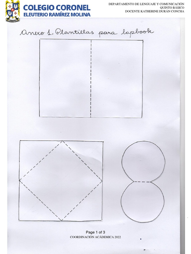 Plantillas para lapbook | PDF