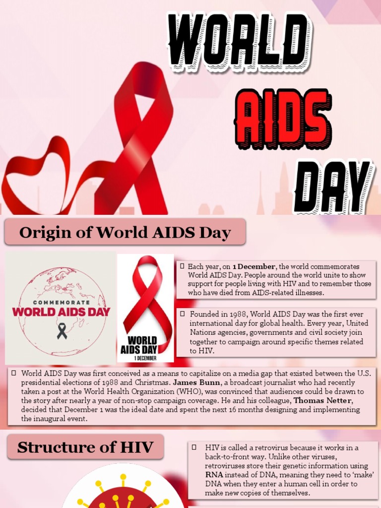 World AIDS Day | PDF | Hiv/Aids | Medical Specialties