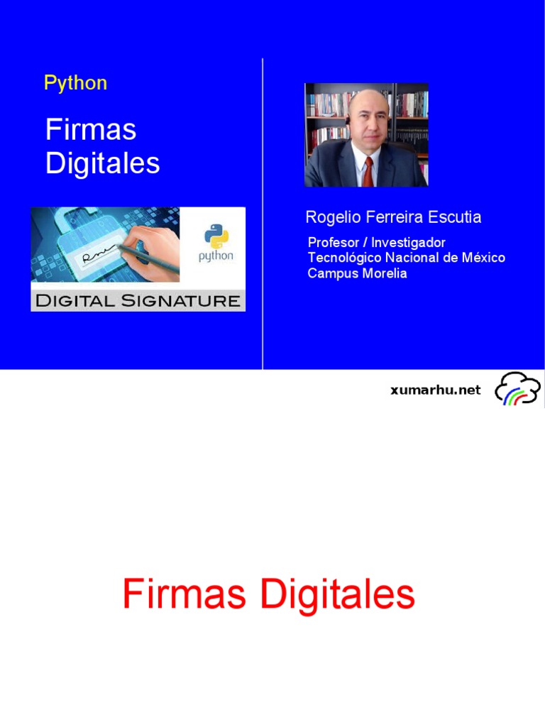 Python Firmas Digitales | PDF | Algoritmos | Informática