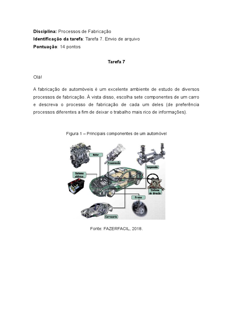 Tarefa 7 | PDF | Airbag | Pneu