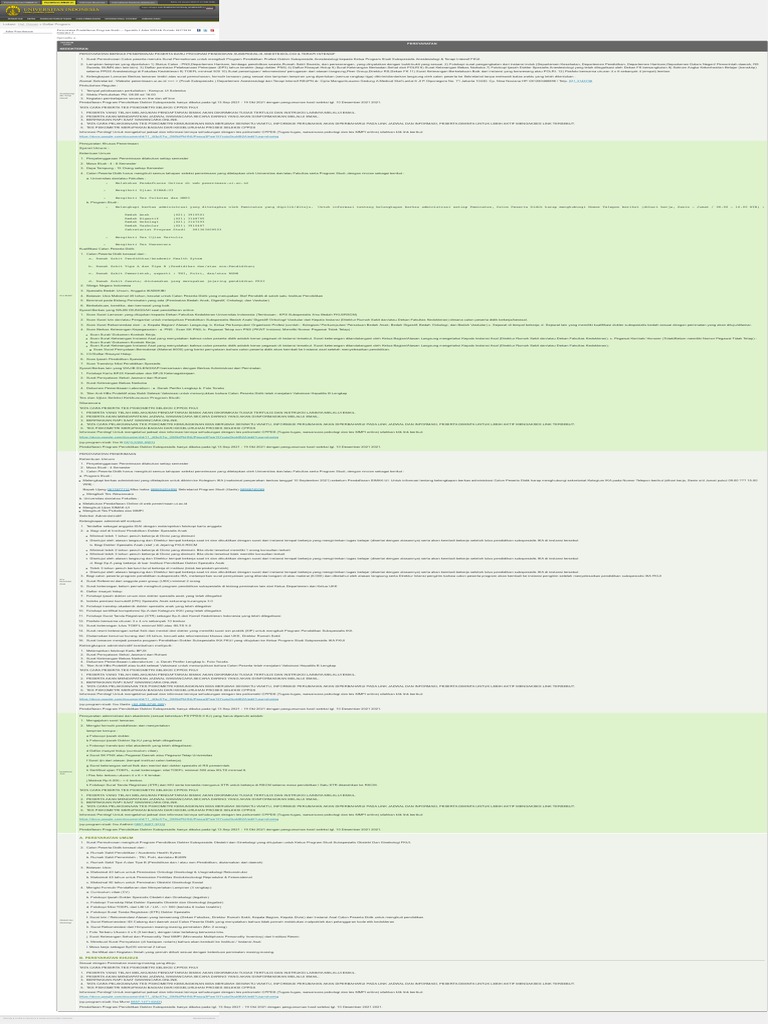Penerimaan UI - Persyaratan Pendaftaran Program Studi &mdash Spesialis ...