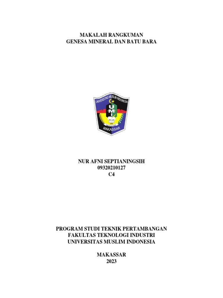 Genesa dan Karakteristik Batubara | PDF
