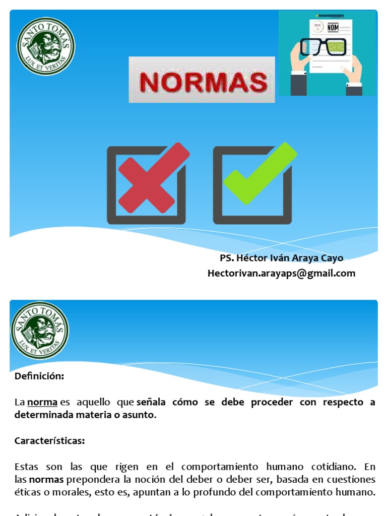 Tipos de Normas | PDF | Comportamiento | Estatuto