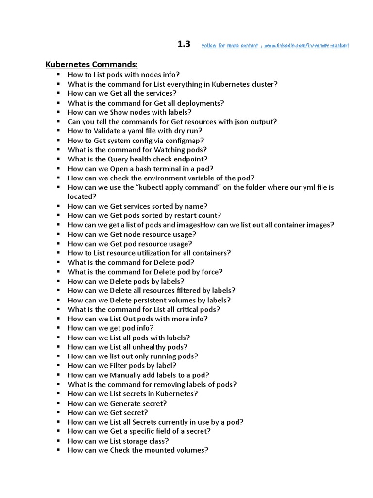 Kubernetes Interview Questions 1 3 1685320790 Pdf Information