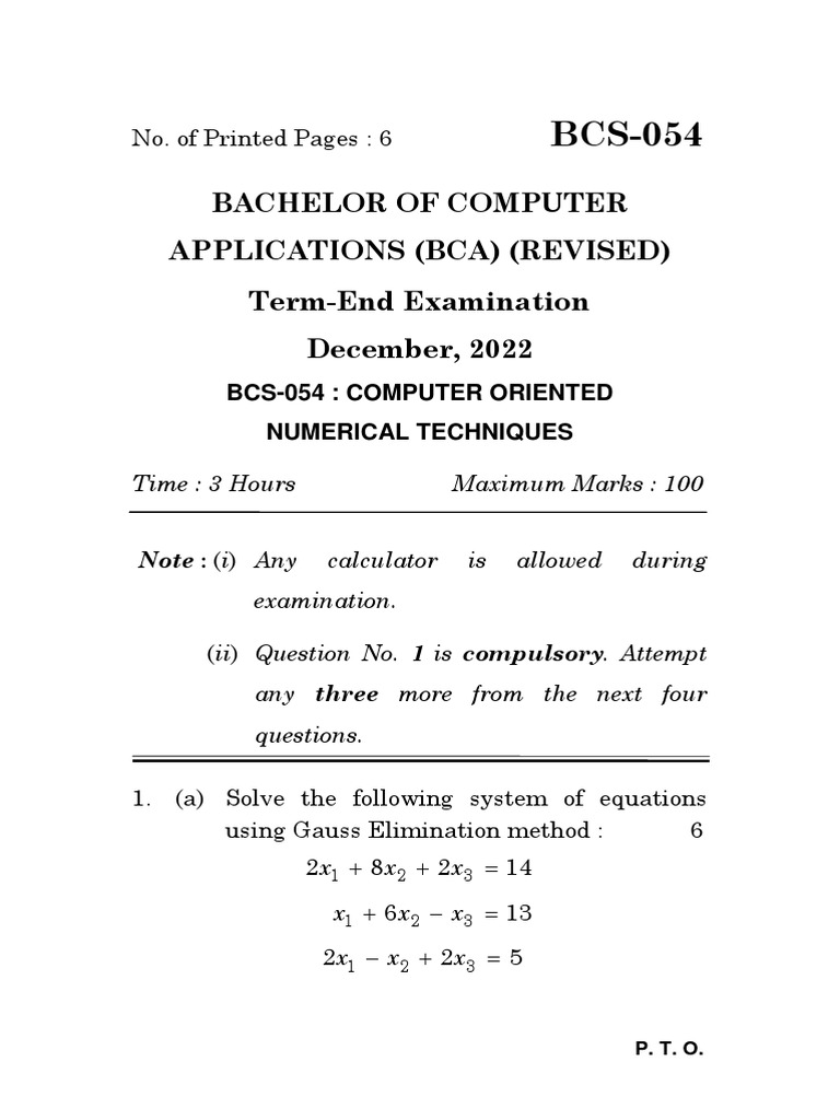 BCS 054 Dec 2022 | PDF BCS 054 Dec 2022 | PDF