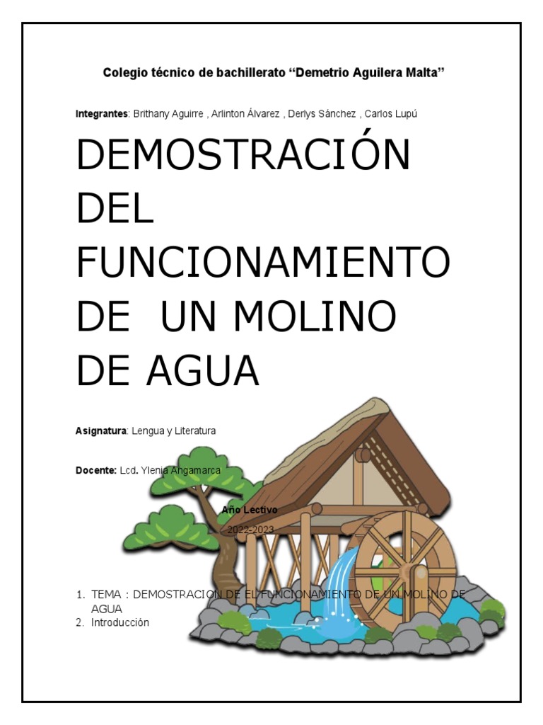 Informe de El Molino Modi 2 | PDF | Molino (molienda)