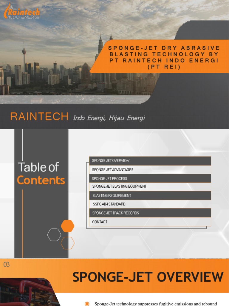 Sponge Jet Dry Abrasive Blasting Technology by PT REI | PDF | Abrasive ...