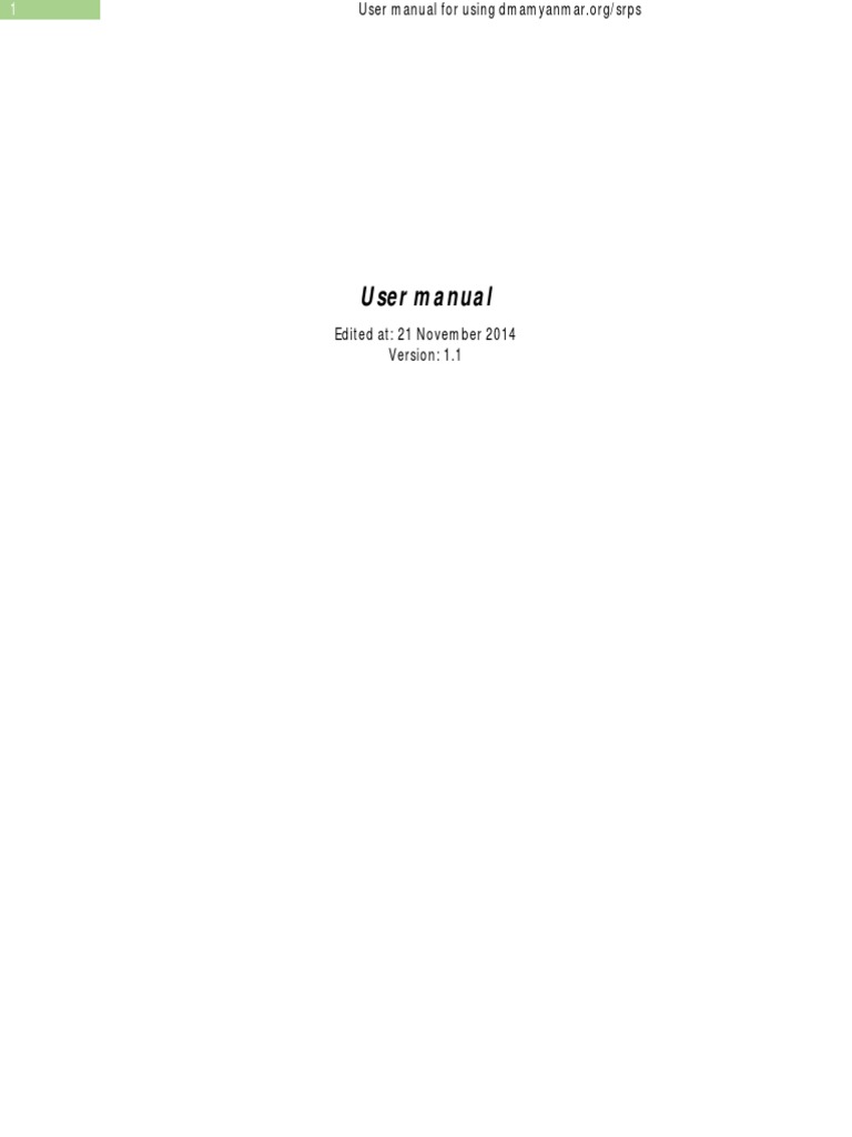 Usermanual | PDF | Online And Offline | Computing