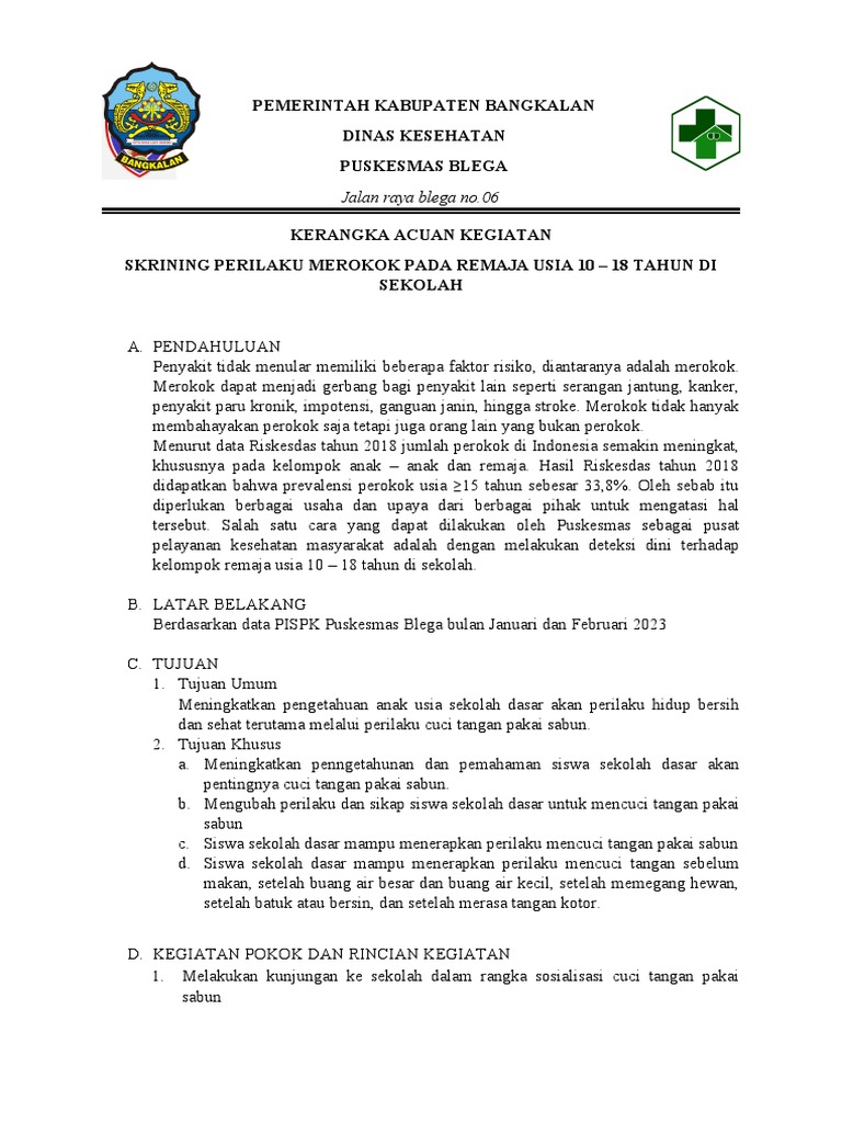 Kak Skrining Merokok | PDF