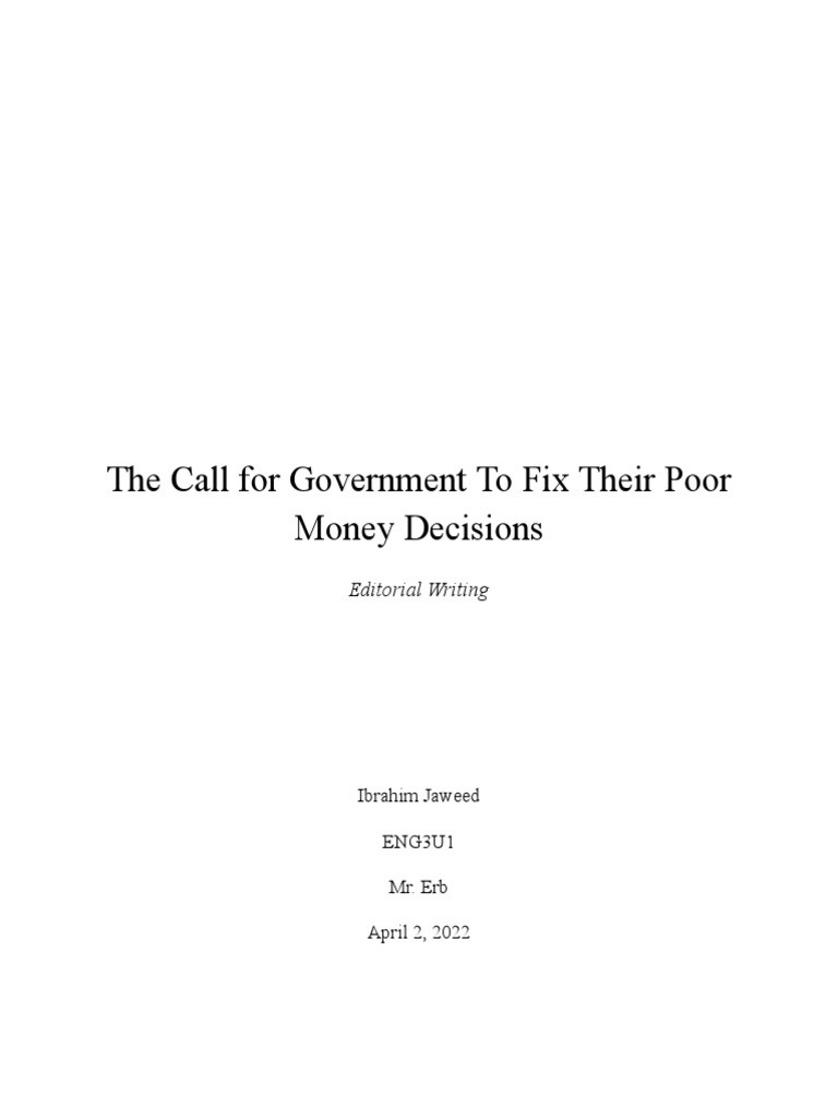 Editorial Writing | PDF