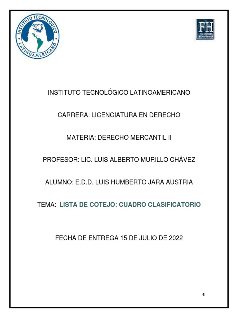 Semana 1 Cuadro | PDF | Cheque | Pagaré