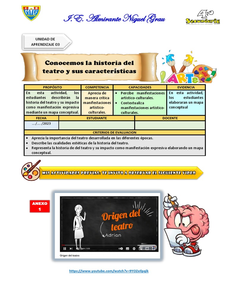 4° Act 01-Ayc-U3 | PDF | Teatro