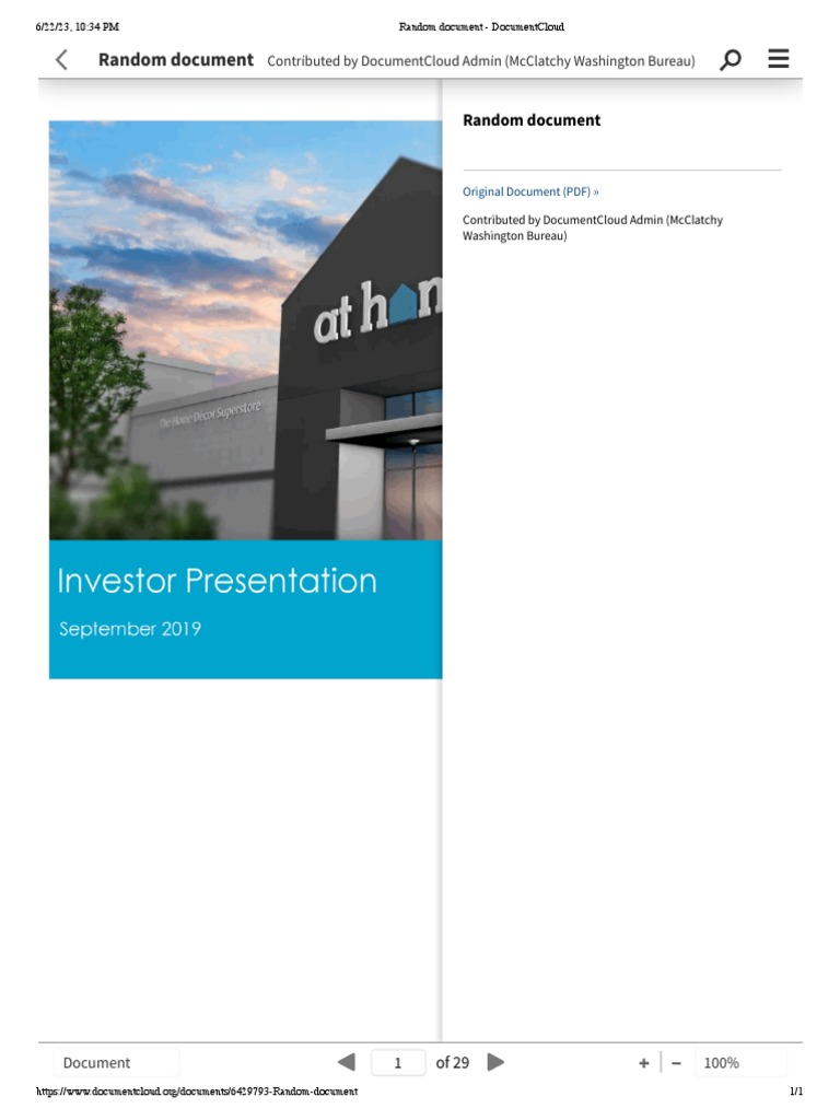 Random Document - DocumentCloud | PDF