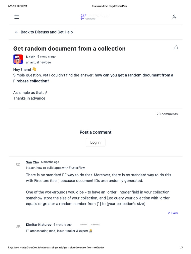 Discuss And Get Help Flutterflow Pdf Computing Computer Programming