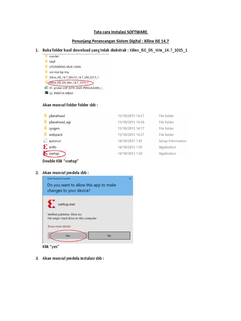 Tata Cara Instalasi Xilinx ISE 14.7 | PDF