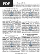 Cell Salt Chart | PDF