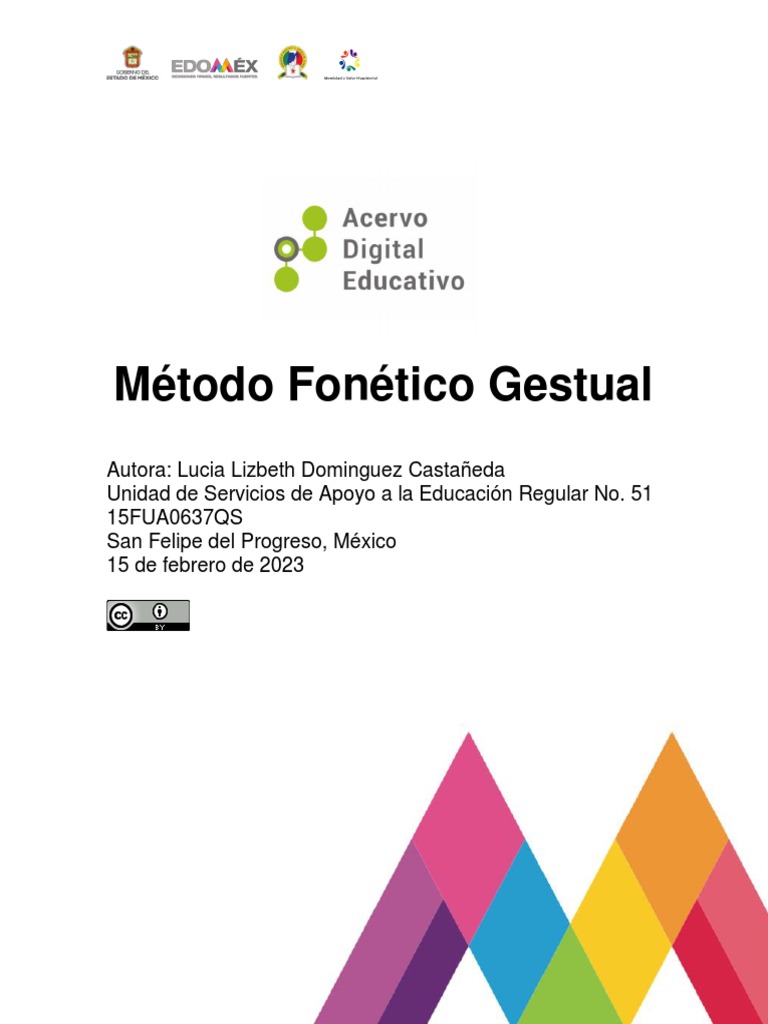 Método Fonético Gestual para Lectura | PDF | Escritura | Fonema