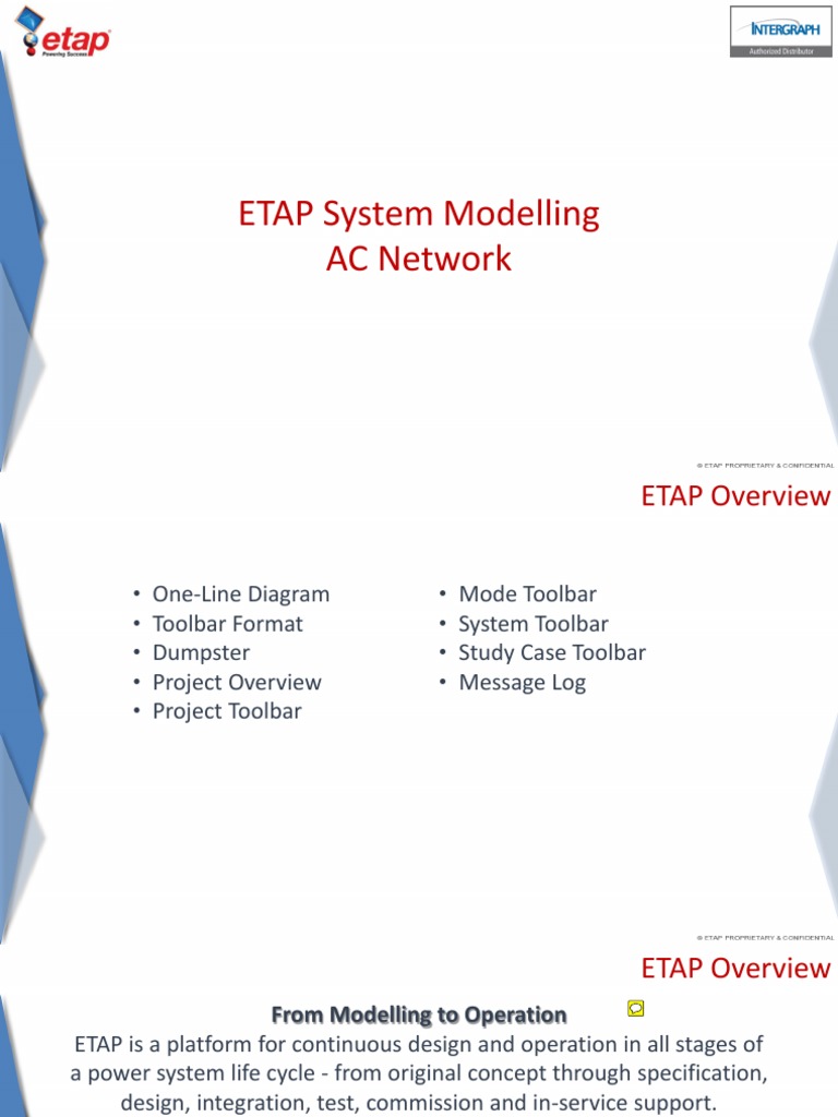 00 ETAP System Modelling | PDF | System Software | Electricity