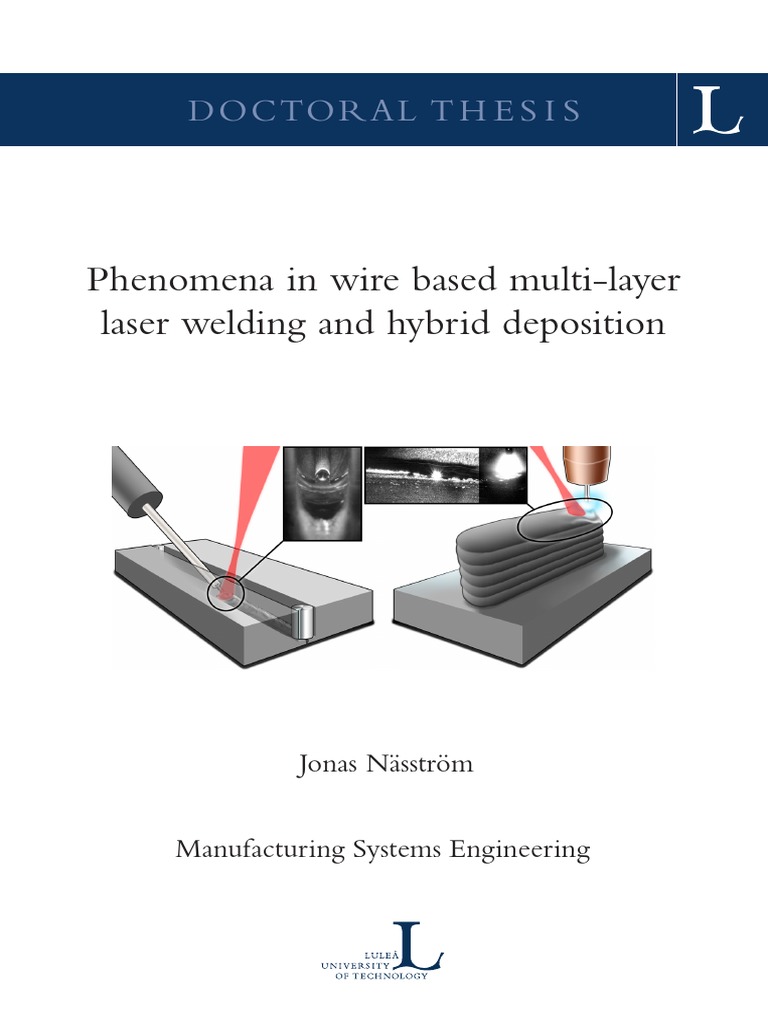 (PHD) Phenomena in Wire Based Multi Layer Laser Welding and Hybrid ...