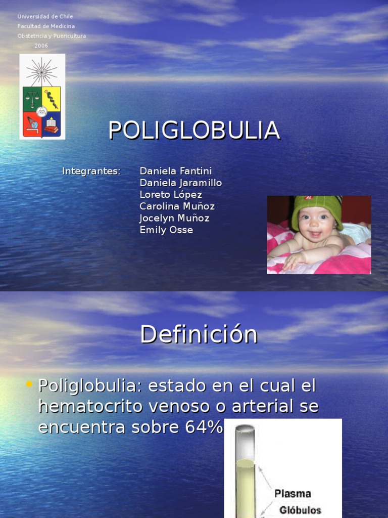POLIGLOBULIA | PDF | Especialidades Medicas | Medicina CLINICA