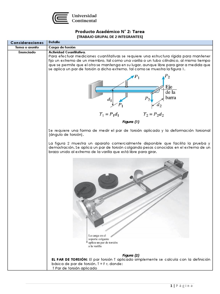 PA 2 Resistencia de Materiales. | PDF | Esfuerzo cortante | Esfuerzo de ...