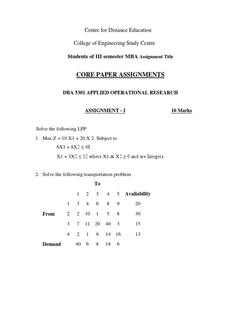 Ceg Set 30 Mba Iii Sem Assignment Questions Pdf Strategic Management Enterprise