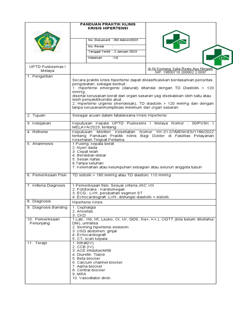 PPK HT Emergency | PDF