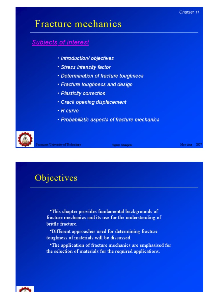 11 - Fracture Mechanics | PDF