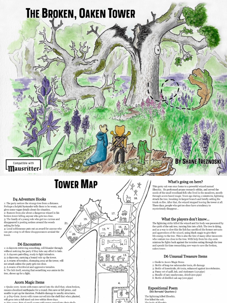 The Broken, Oaken Tower | PDF | Room | Stairs