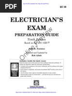 Electrician Practice Test | PDF | Electrician | Electric Current