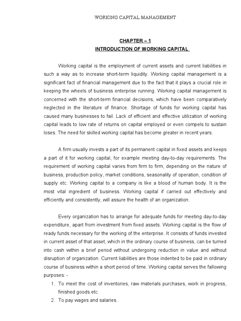 Working Capital Management Essentials | PDF | Working Capital | Credit ...