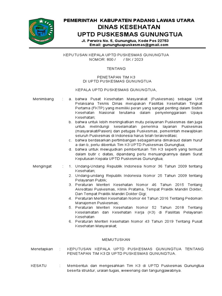 SK Tim K3 | PDF