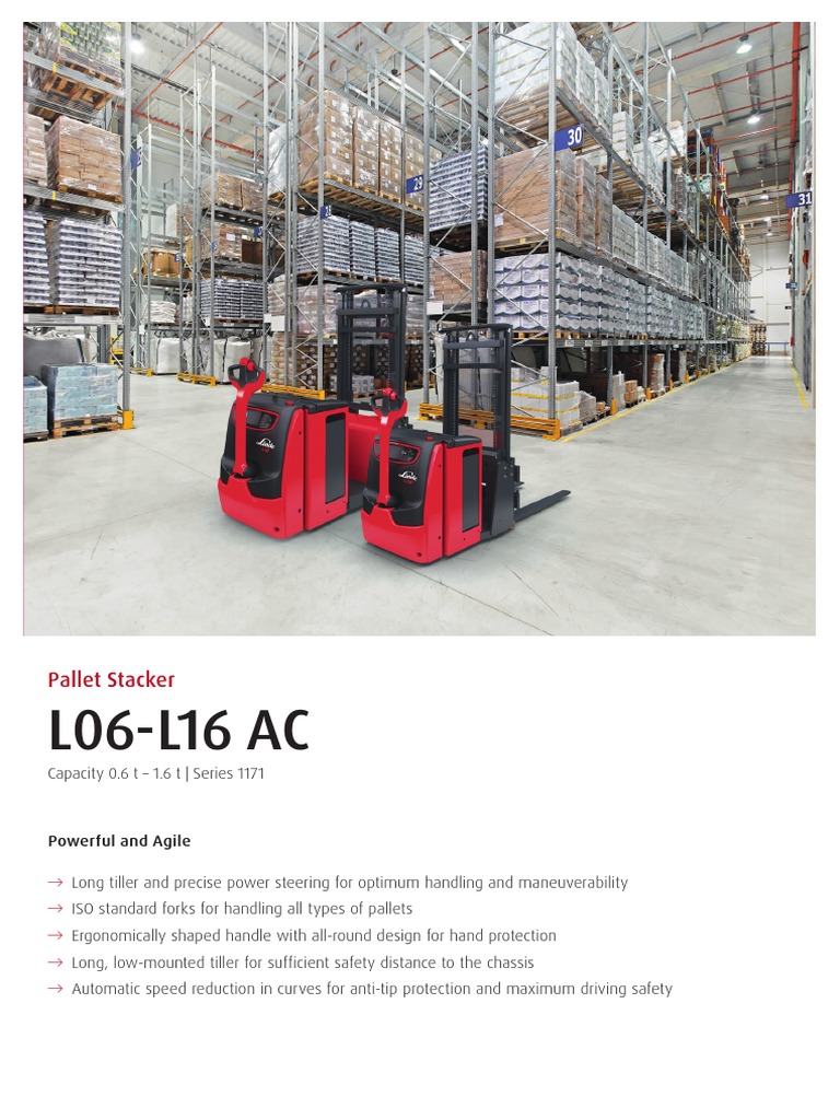 Linde EN Ds l06 l16 Ac 1171 01 en A 0819 | PDF | Manufactured Goods | Vehicles
