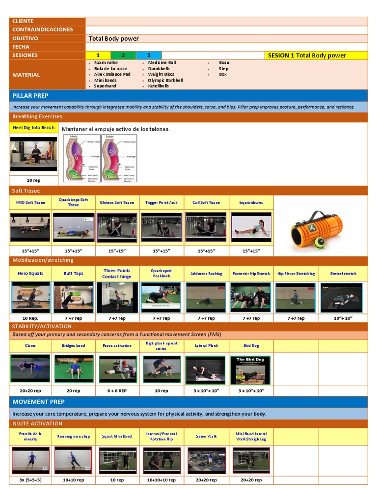Sesión Entrenamiento_ Exos Methodology-2 | PDF | Weight Training ...