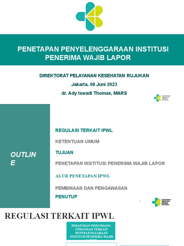 Sosialisasi Penetapan IPWL | PDF