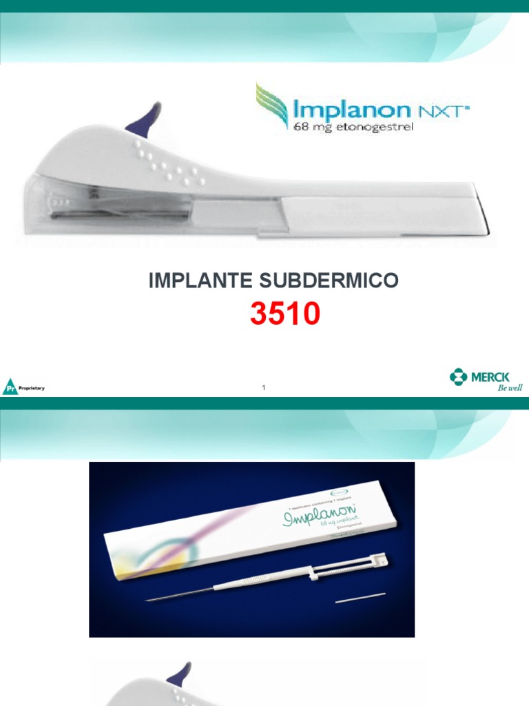 IMPLANON | PDF | Control de la natalidad | El embarazo