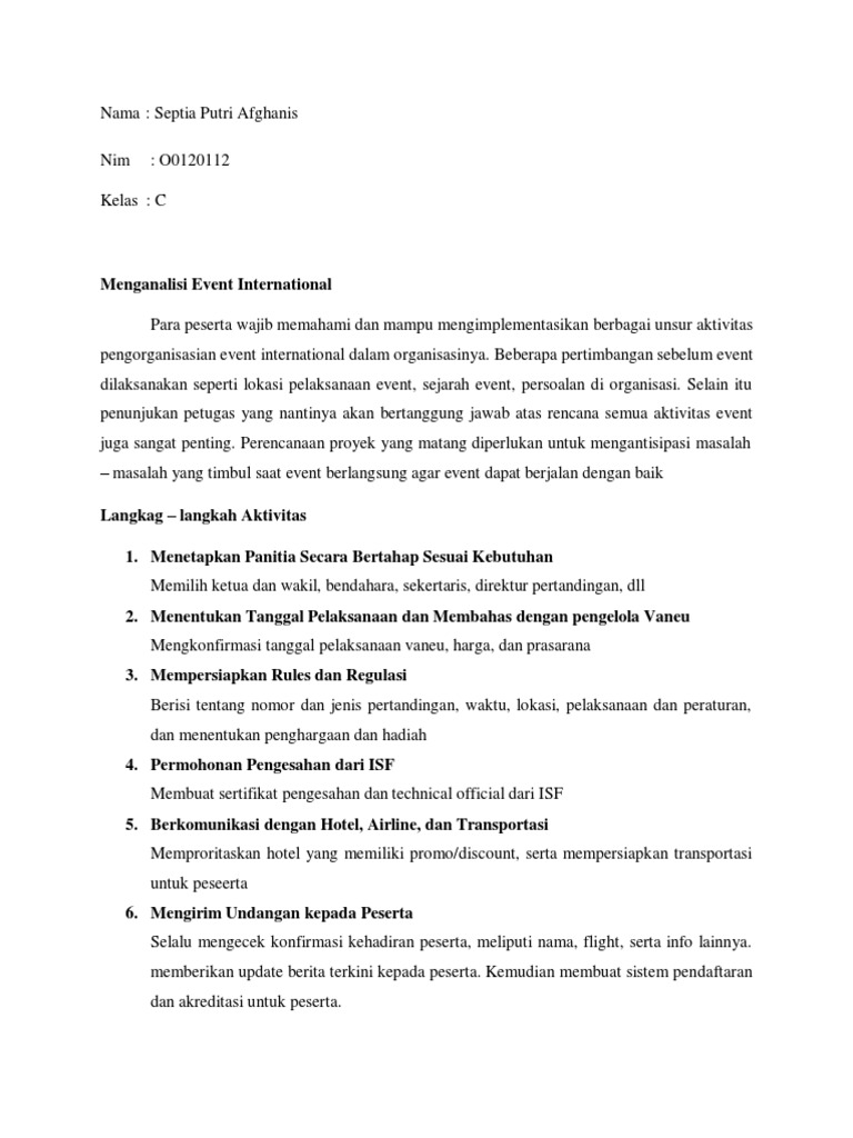 Septia Putri Afghanis - O0120112kw | PDF