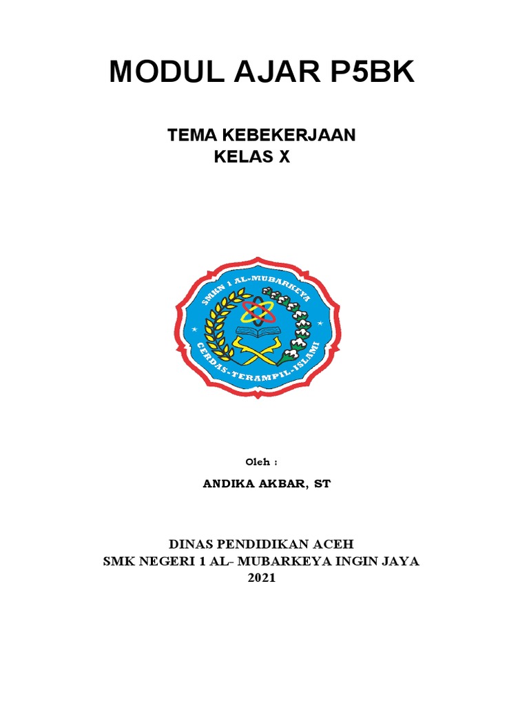 Modul P5BK_Tema Kebekerjaan_Sub Tema 1_Andika Akbar | PDF