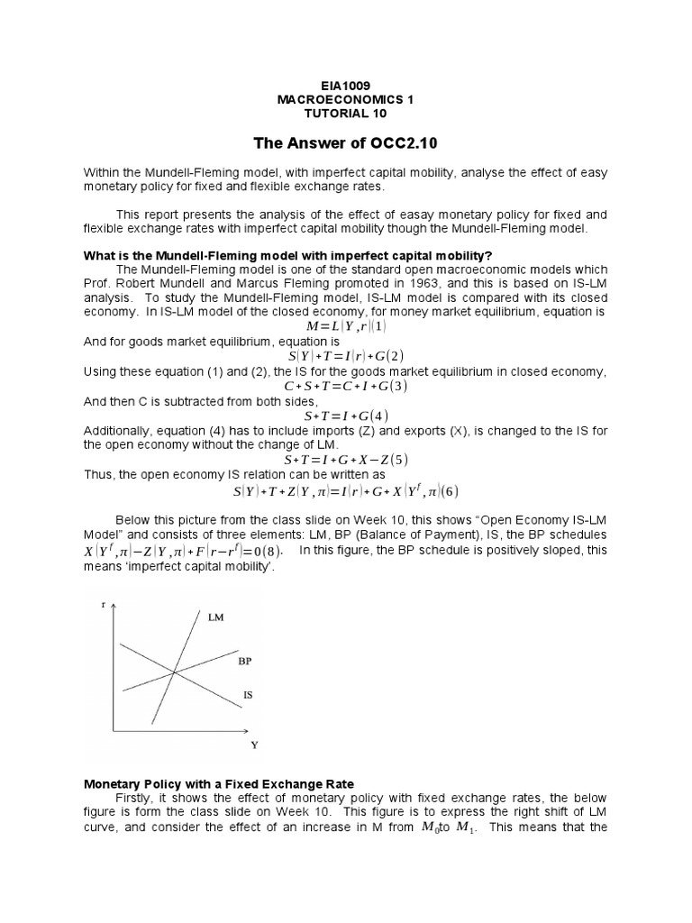 Eia1009 - Tutorial 10 | PDF